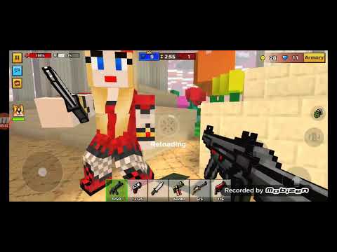 Pixel Gun 3D Heaven Garden Team Fight - YouTube