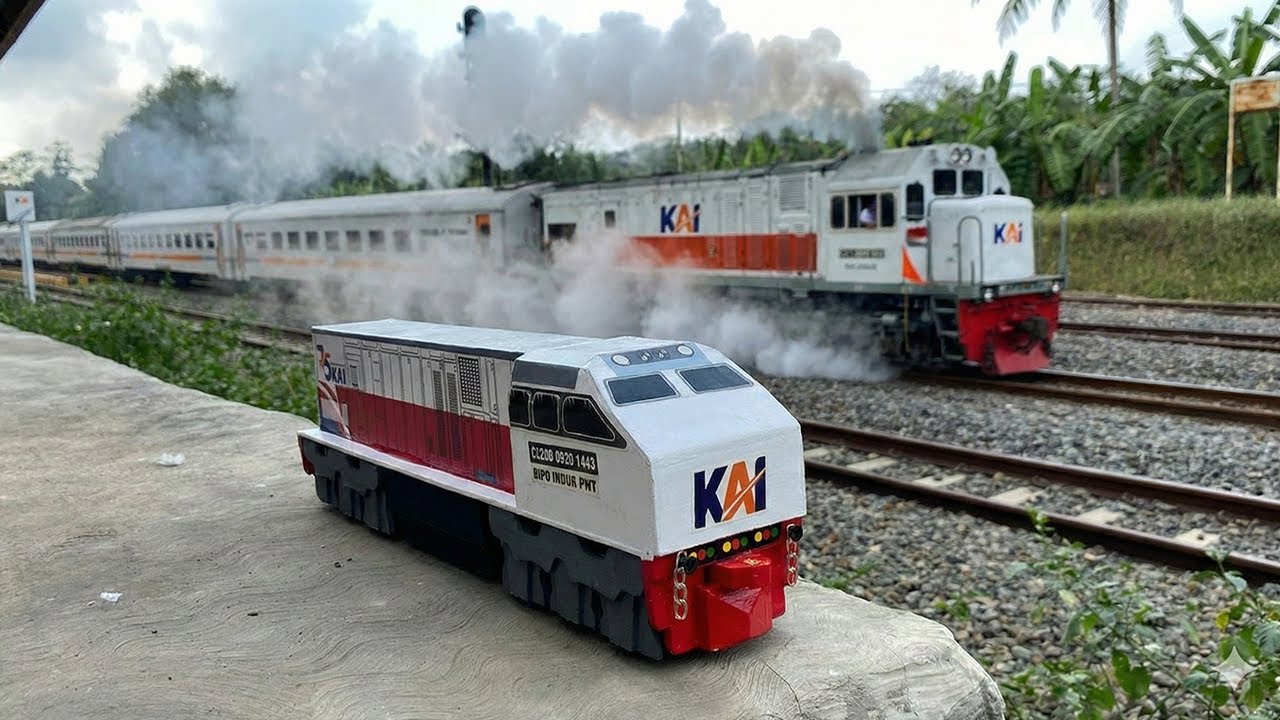 Mencari dan Merakit Mainan Kereta Api Kayu CC203,CC206,CC201 Di Stasiun ...