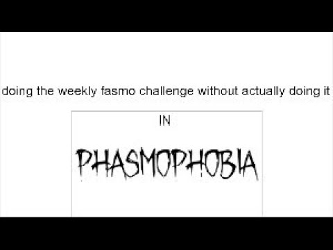 doing the weekly fasmo challenge without actually doing it ...