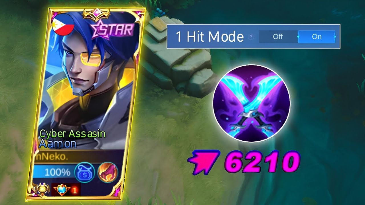 AAMON 1 HIT MODE USING THIS BUILD! AAMON BEST BUILD 2023 - MLBB - YouTube