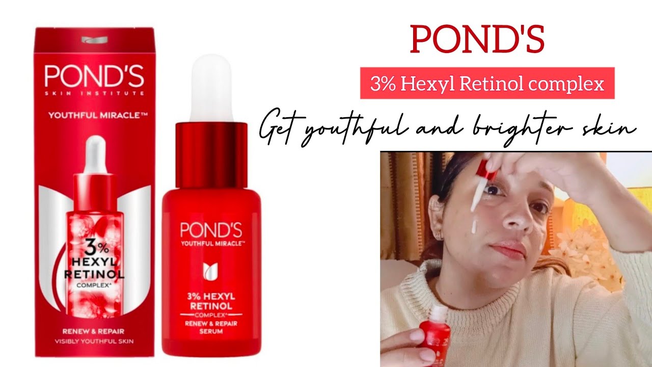 Ponds Retinol Serum |Ponds Hexyl Retinol Serum for fine lines wrinkles ...