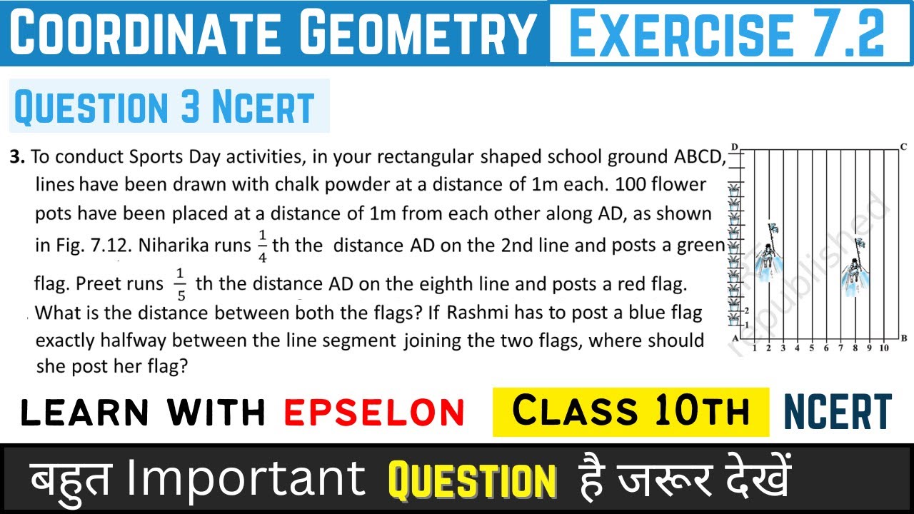 Coordinate Geometry | Exercise 7.2 Q3 | Class 10 Maths | NCERT Solution in Hindi - YouTube