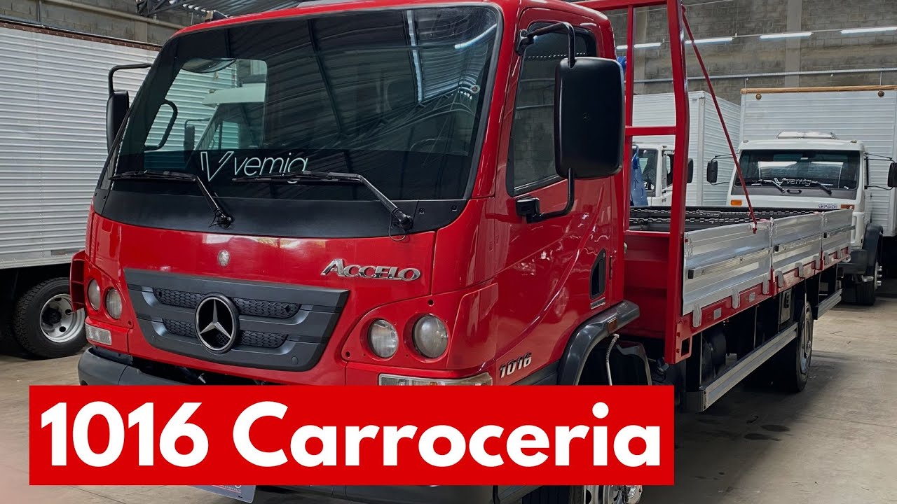 VENDIDO: Caminhão Accelo 1016 Carroceria Mercedes Benz - YouTube