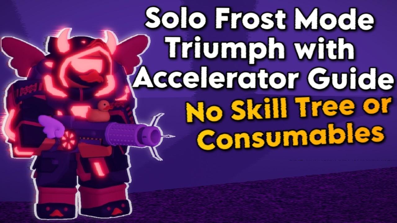 Easy Solo Frost Mode with Accelerator Guide | Tower Defense Simulator ...