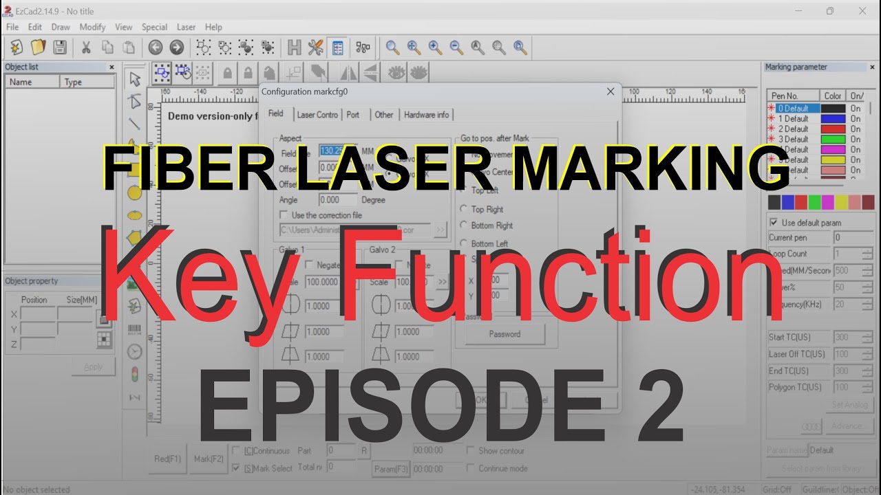 EPISOD 2 Fiber Laser Marking Machine Complete Information's for ...