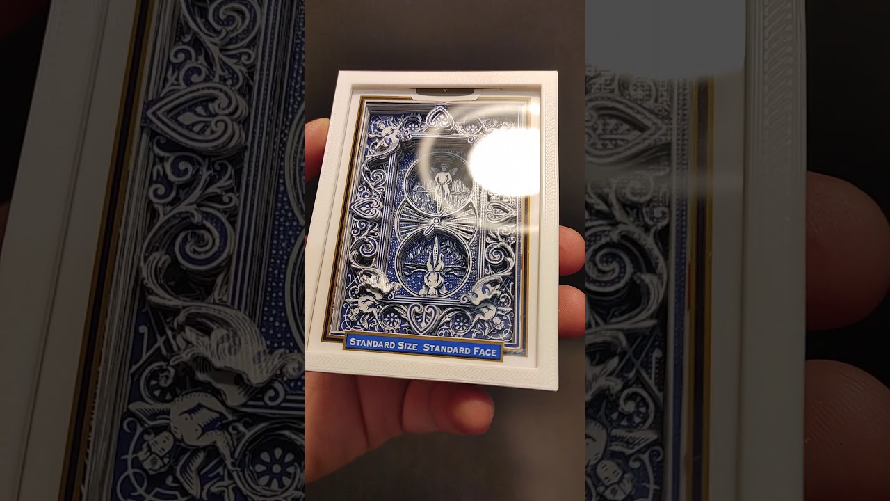 3D playing cards art I made from cutting and stacking them back in the ...