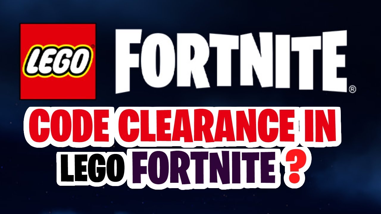 How to get CODE CLEARANCE in LEGO Fortnite | Code clearance in LEGO ...