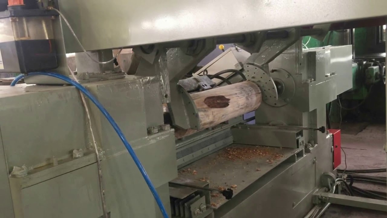 Automatic wood tableware cutlery production process - YouTube