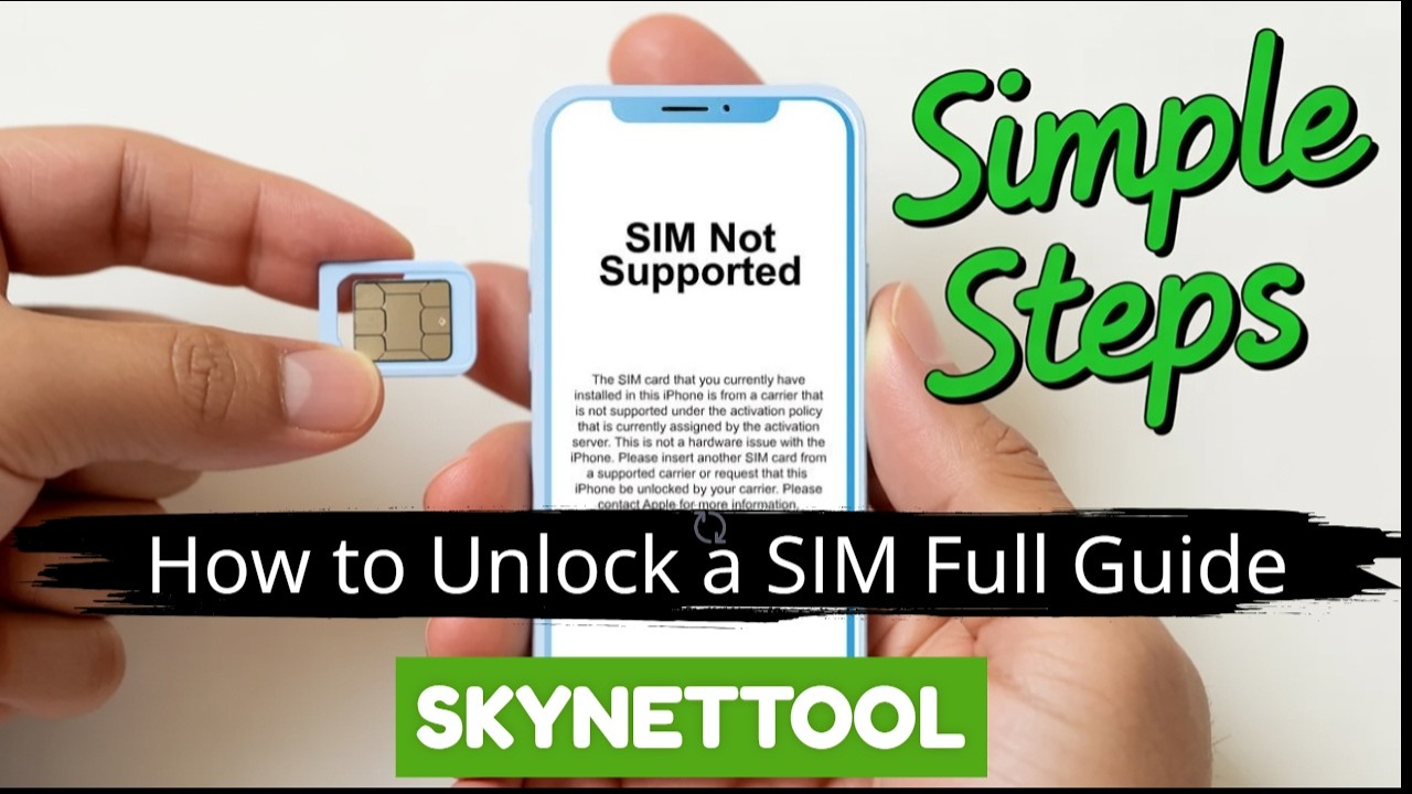 SIM Not Supported iPhone Any Model Here Free Guide - YouTube