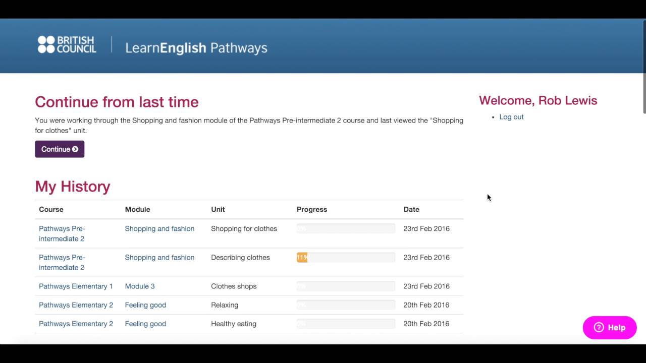 Learn English Pathways - YouTube