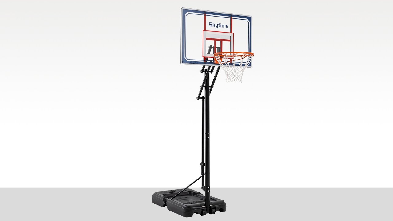 Installation guide for Skytime 44" Basketball Hoop - YouTube
