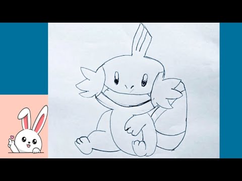 how to draw mudkip pokemon step by step || easy drawing - YouTube