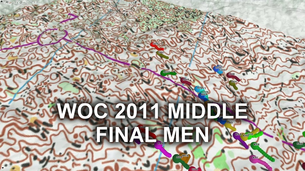 WOC 2011 Middle Final Men - YouTube