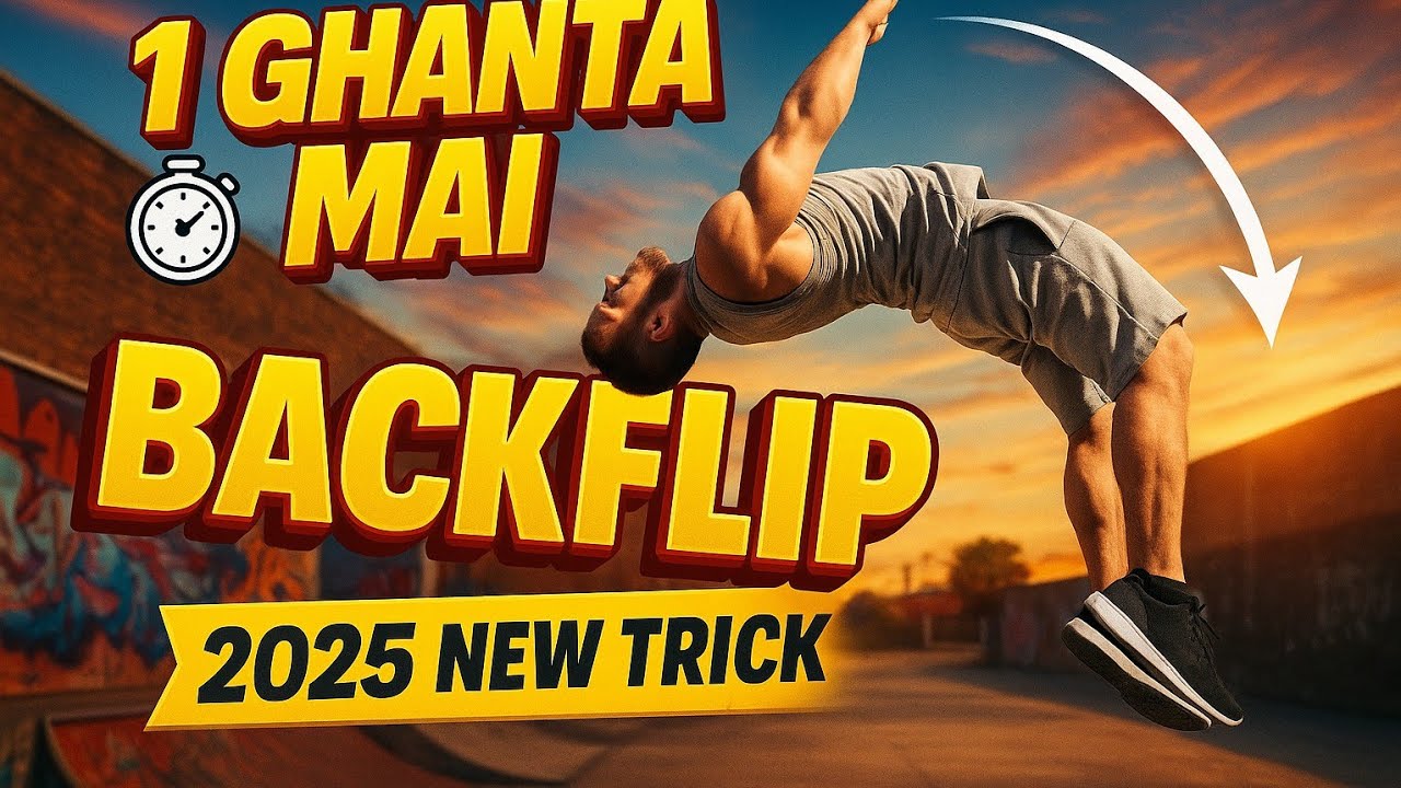 HOW TO DO A BACKFLIP 🔥| 3 MIN MAI BACKFLIP SIKHE | LEARN HOW TO DO ...