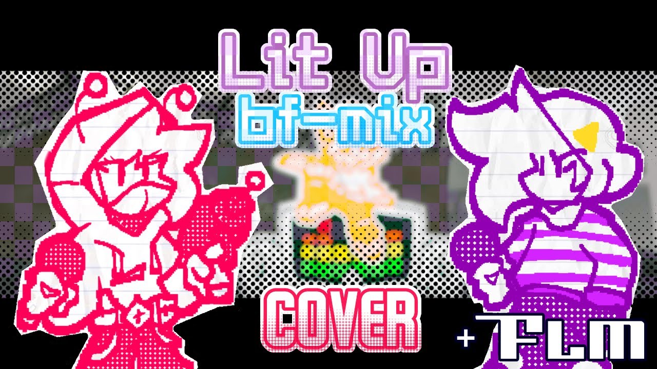 𖤐 📀 FNF BASE 🎤| 🕯️Lit up bf-mix but Víctor and Sole sing it 👽 [🔰+FLM🔰]𖤐 ...