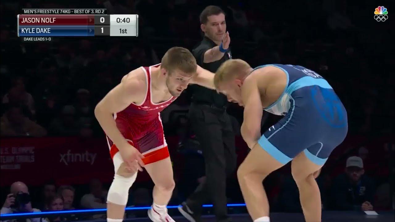 U.S. Olympic Wrestling Trials: Kyle Dake qualifies for Paris Olympics - men's freestyle 74kg ...