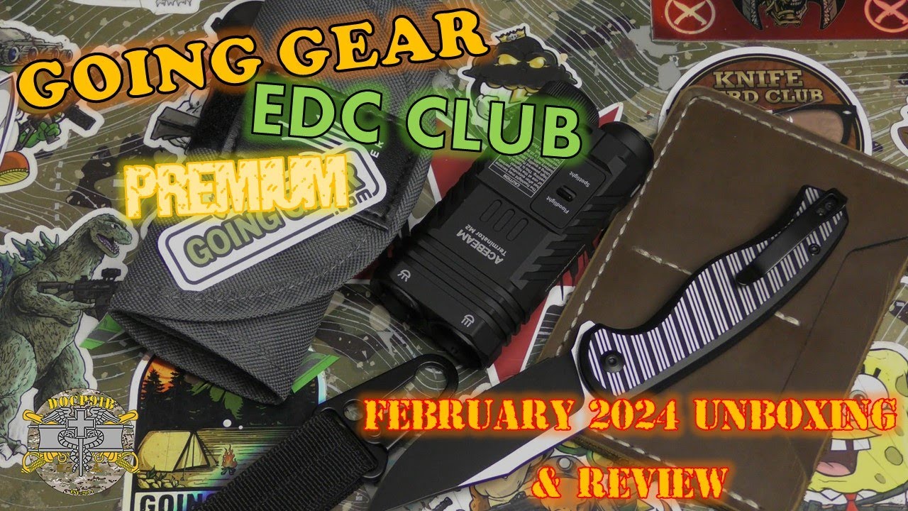 Going Gear EDC Club Premium February 2024 - Unboxing & Review - YouTube