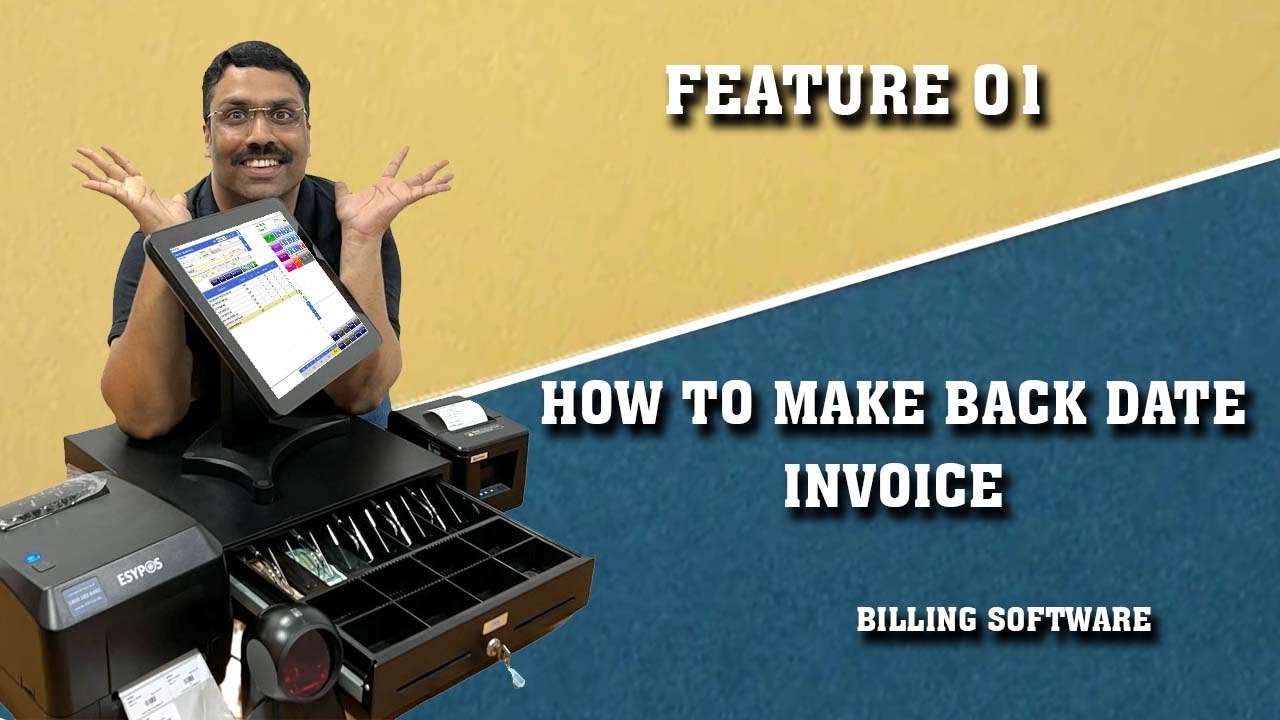 How to make Back date Invoice Raintech Billing software 2023 call ...