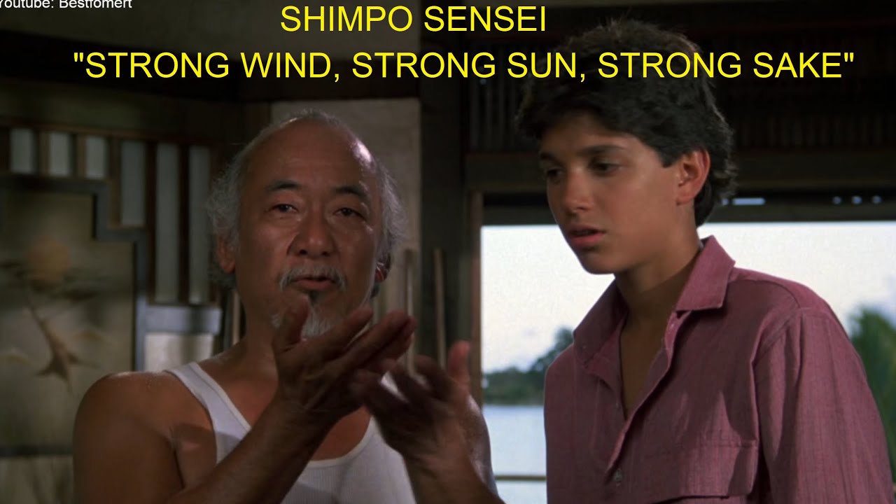 The Karate Kid Part II: Origin of Myagi-Do Karate - Shimpo Sensei - YouTube