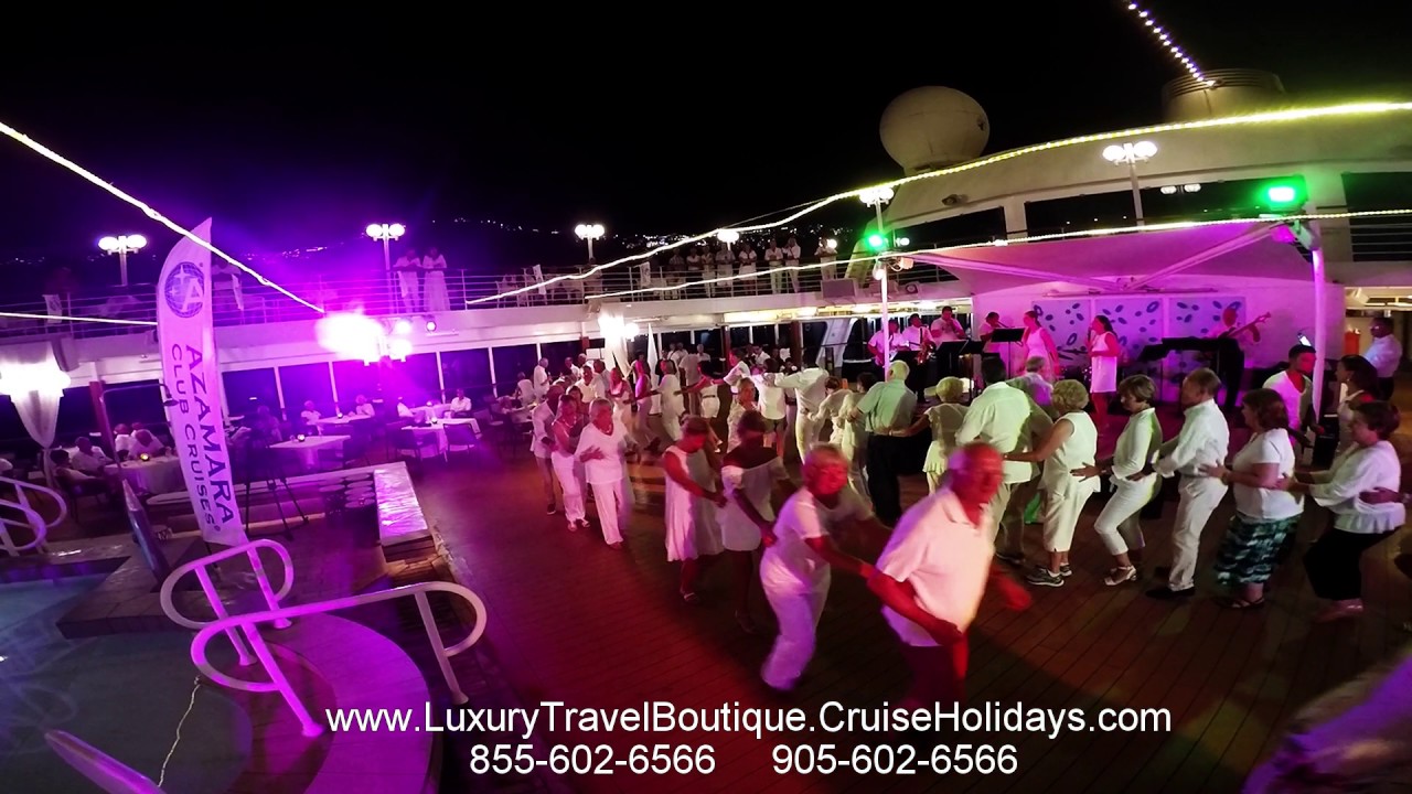 Azamara Journey White Night Conga Line with Cruise Holidays | Luxury ...