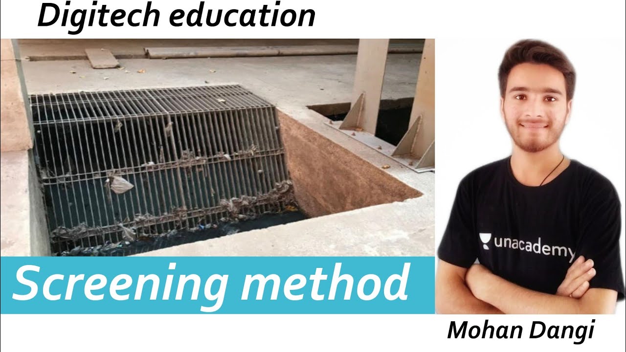 Screening | screening method of removing impurities from water | water ...