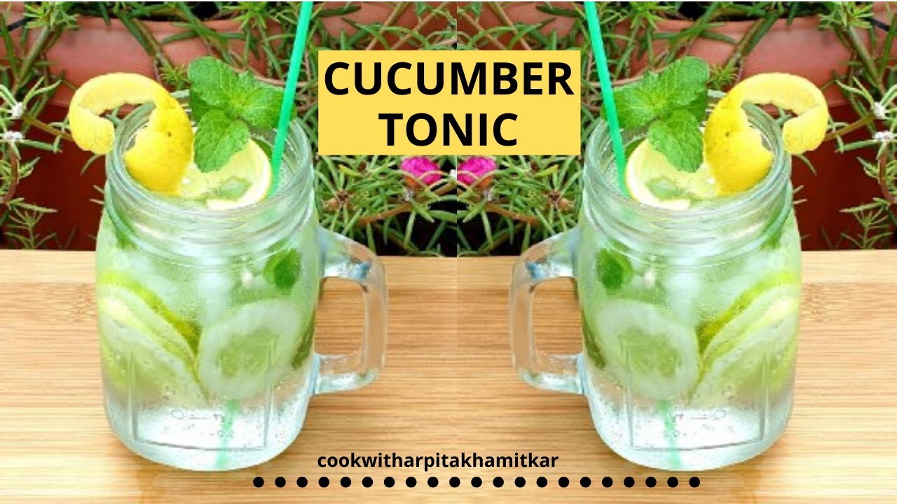 Cucumber Tonic | Cucumber Mocktail | Cucumber cooler | Cucumber ...