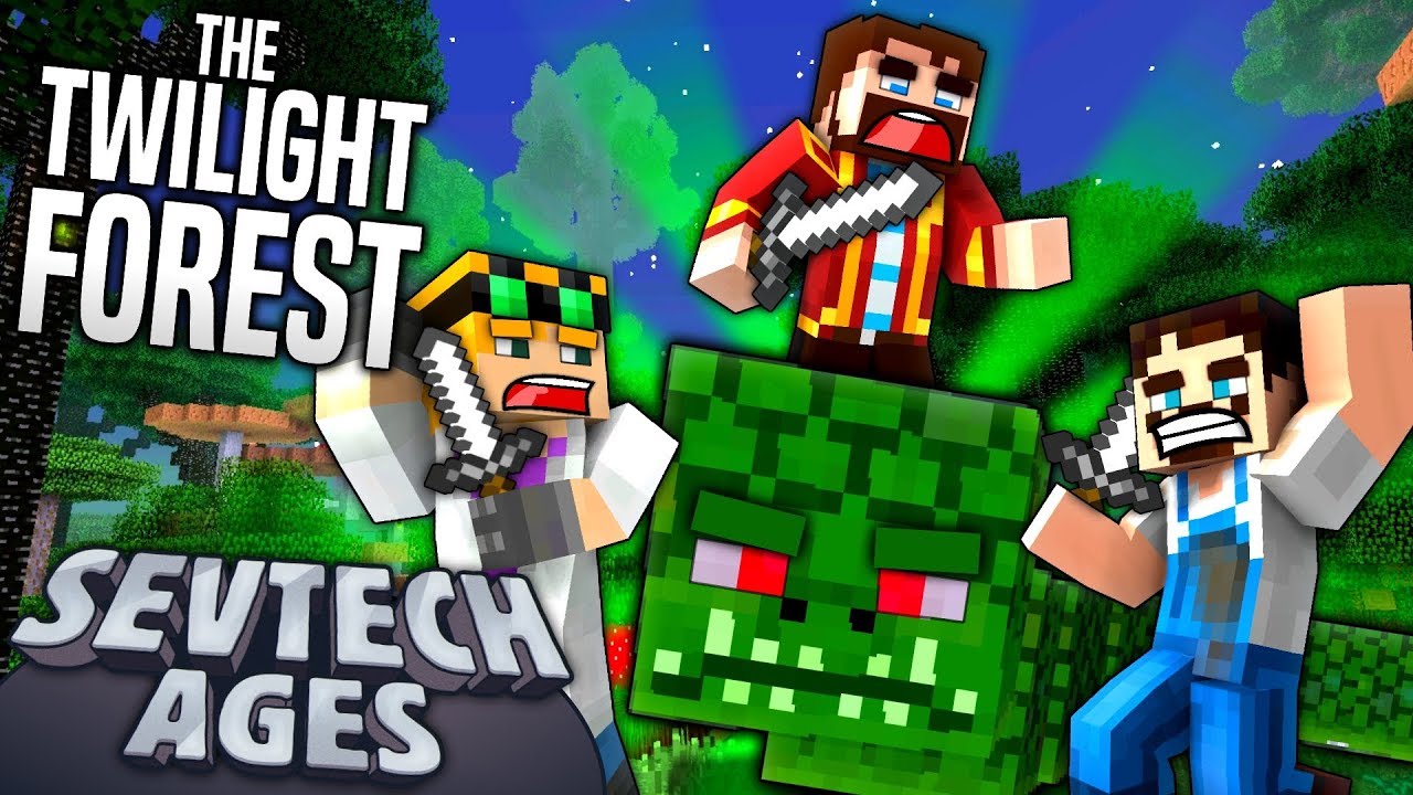 Minecraft: SevTech - THE TWILIGHT FOREST - Age 2 #23 - YouTube