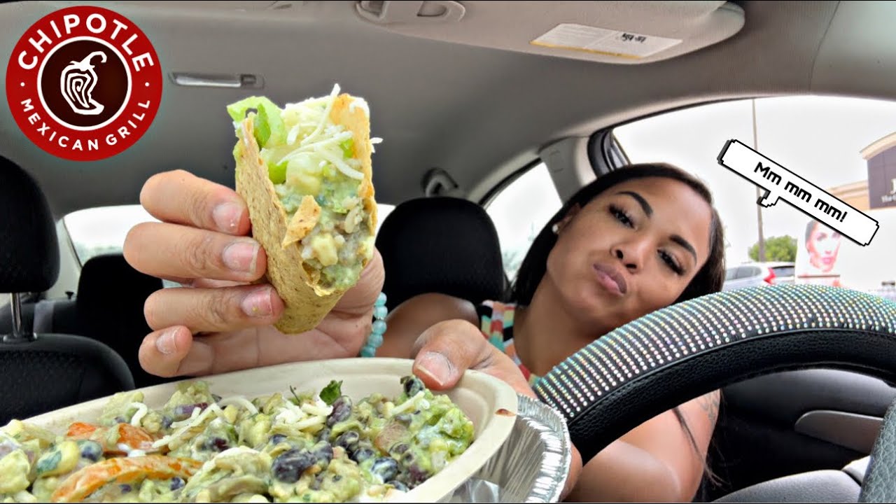 Chipotle | Car Mukbang - YouTube