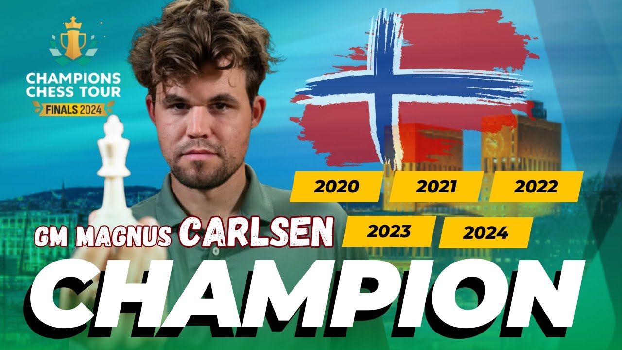The game in which Magnus Carlsen became a 5-time CCT Champion - YouTube