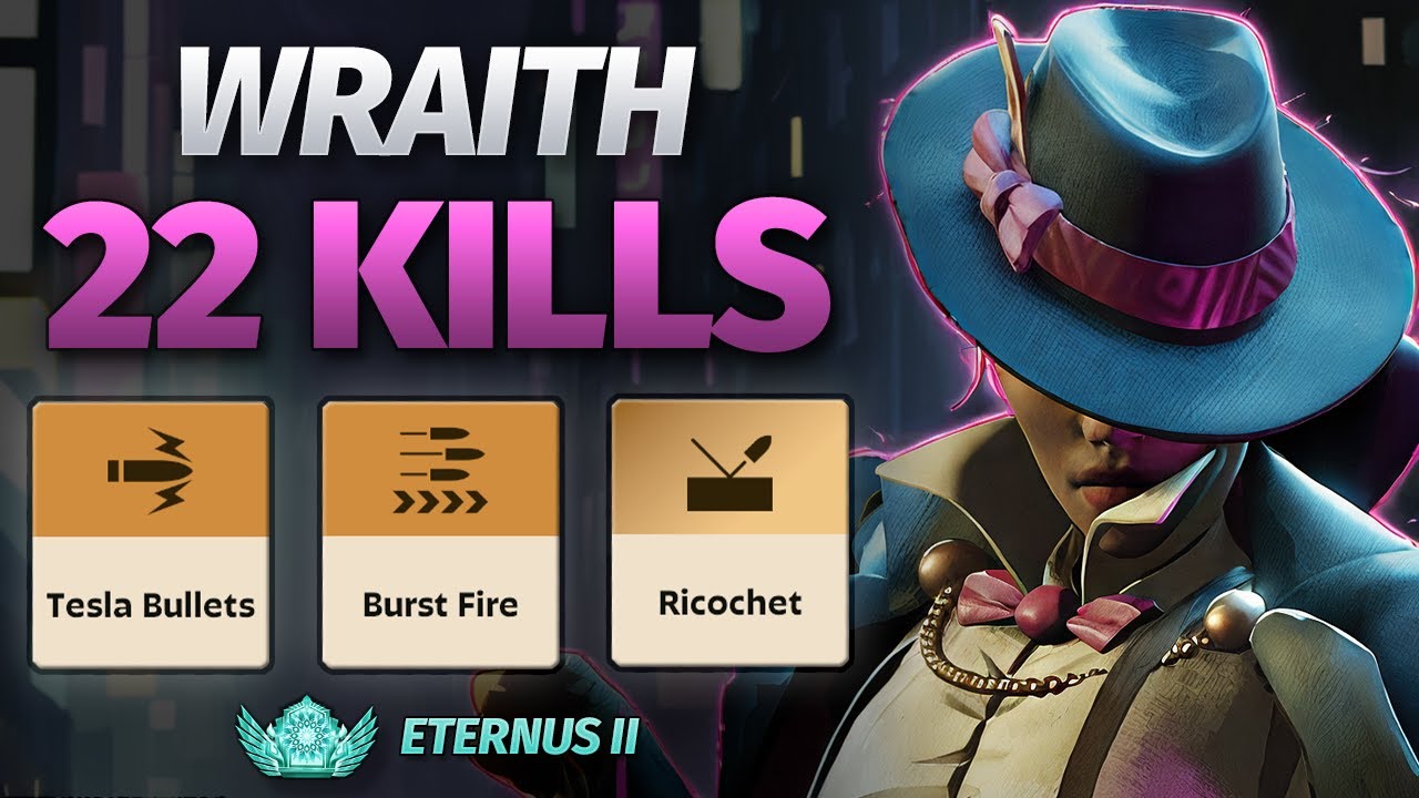 Wraith: GUN KILLS Build, Eternus Ranked Deadlock Replay - YouTube