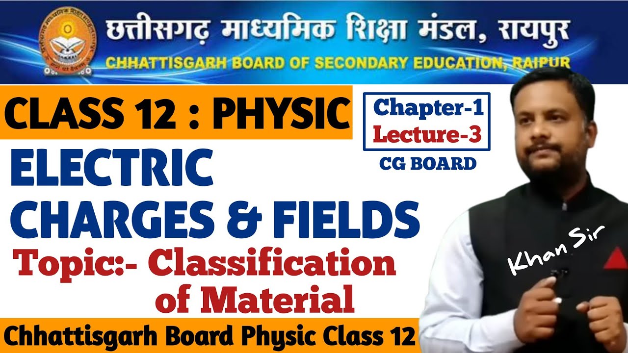 Classification of Materials | CG Board Class 12 Physic Chapter 1 ...