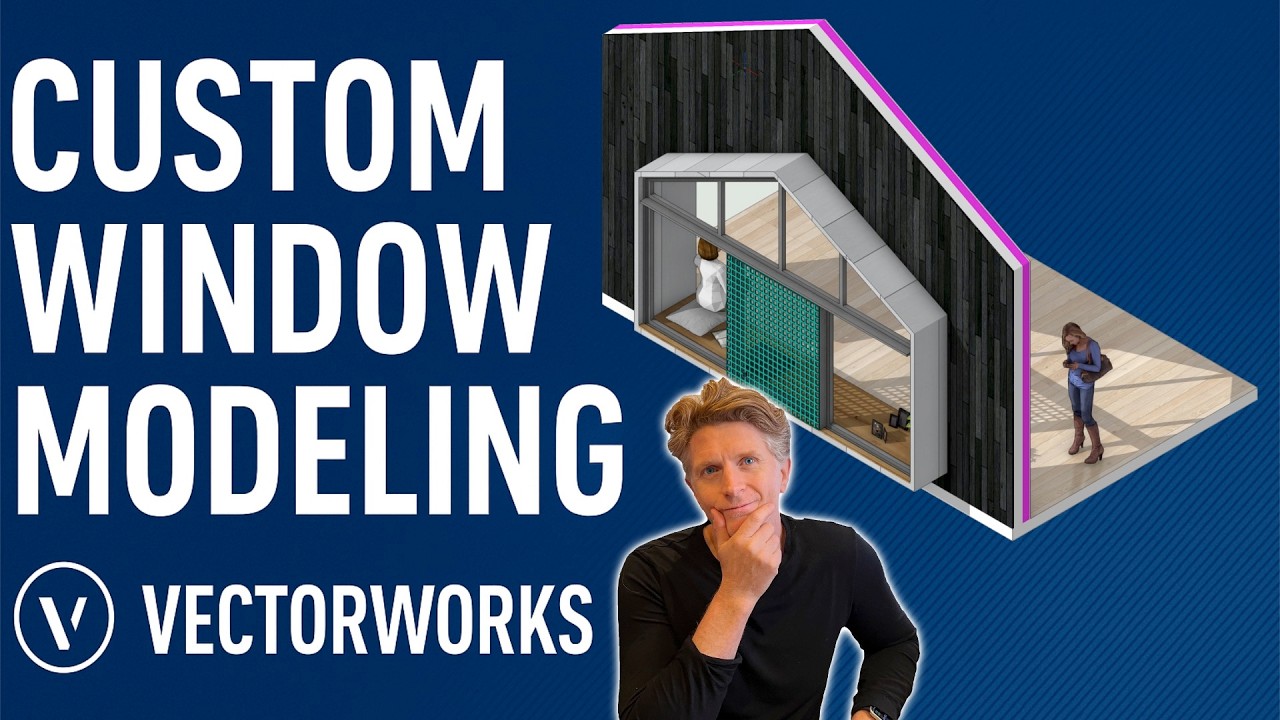 🪟 Custom Window Modelling in Vectorworks | Step-by-Step CAD Tutorial ...