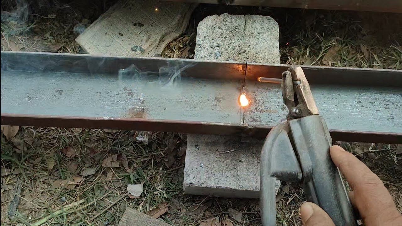 Heavy duty steel channel welding |मजबूत स्टील चैनल वेल्डिंग | # ...