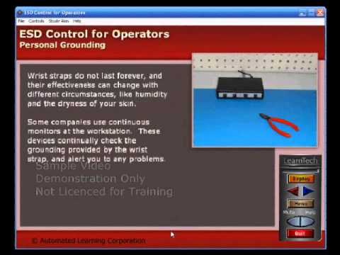 ESD Courses: ESD Control - Personal Grounding - YouTube