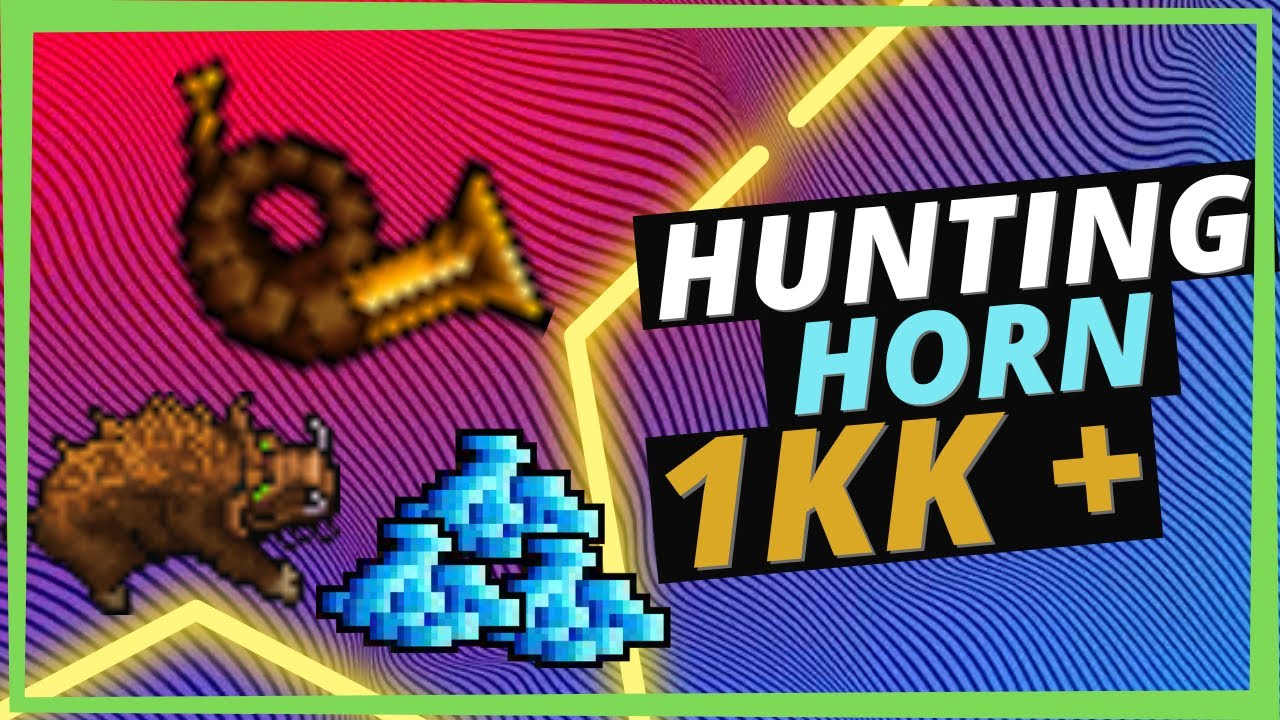 📕[TIBIA] Hunting Horn - Quest DIÁRIA - Item de 1kk+ - YouTube