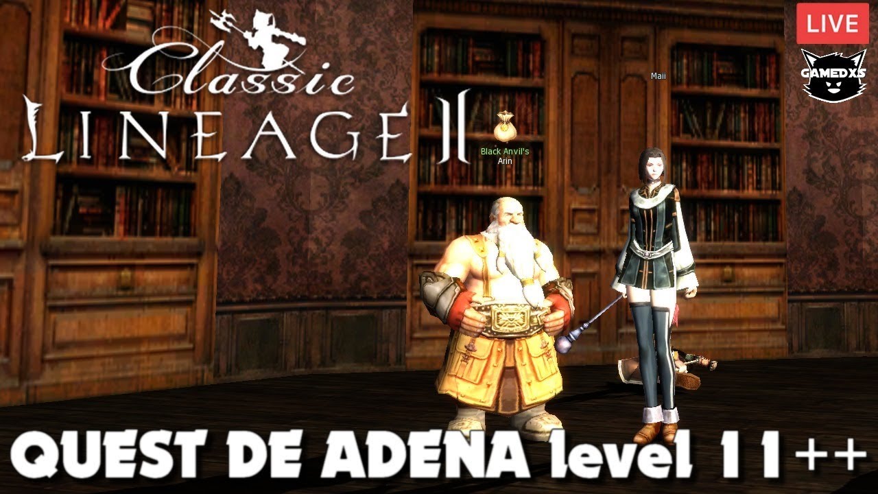 Lineage 2 Classic 1.5 NA - Quest de Adena level 11+ (3,400a cada 15min ...