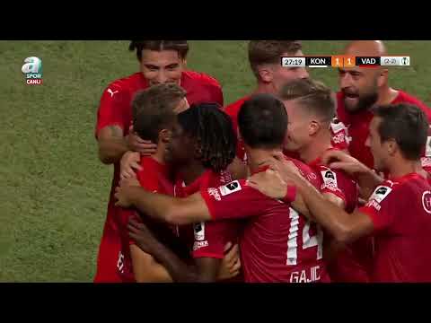 GOL Gasser Arabam.com Konyaspor 1-1 Vaduz (UEFA Konferans Ligi 3. Eleme Turu 2. Maçı) 11.08.2022