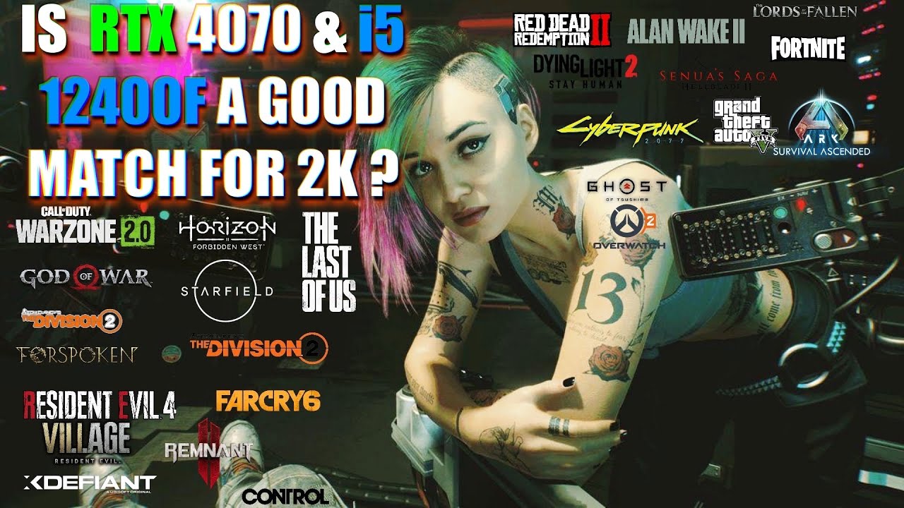 RTX 4070 in 40 Games at 1440p | RTX 4070 12GB & i5 12400 Benchmark ...