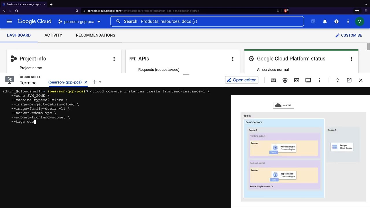 GCP Quick Demo: Configuring VPC, Compute Engine VMs, and Cloud Storage ...