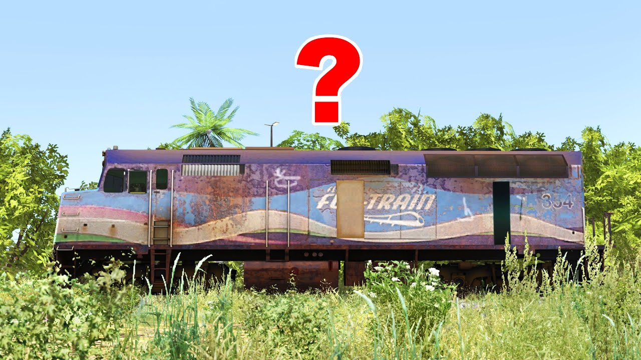 Abandoned Florida Fun Train F40PH - YouTube