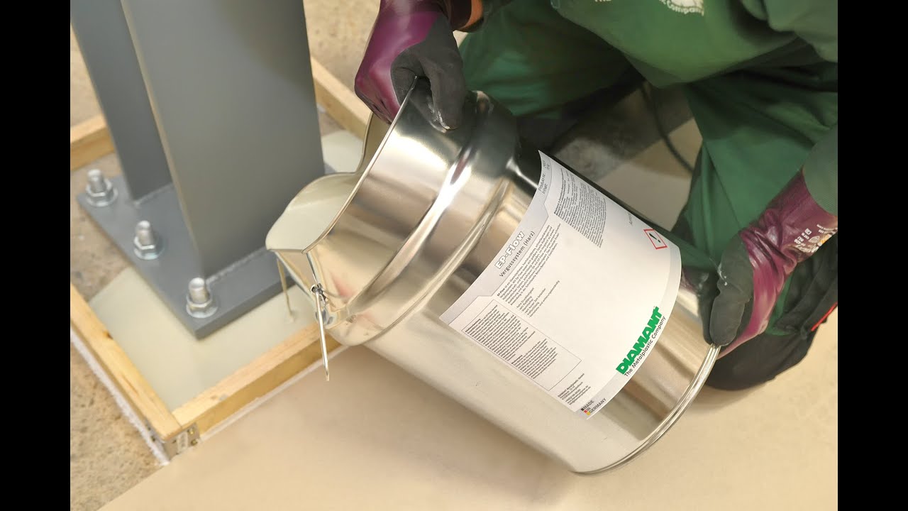 DIAMANT EP-Flow Epoxy Grouting System - YouTube