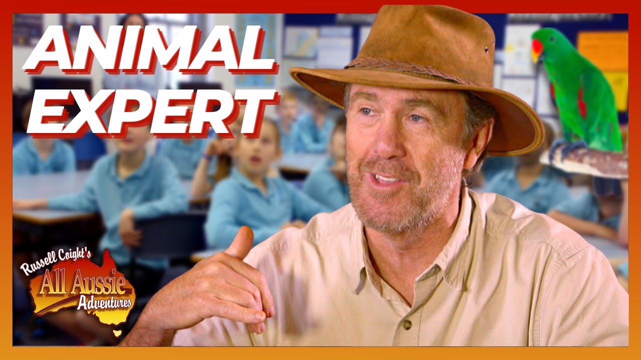 Russell Coight Visits A School | All Aussie Adventures - YouTube