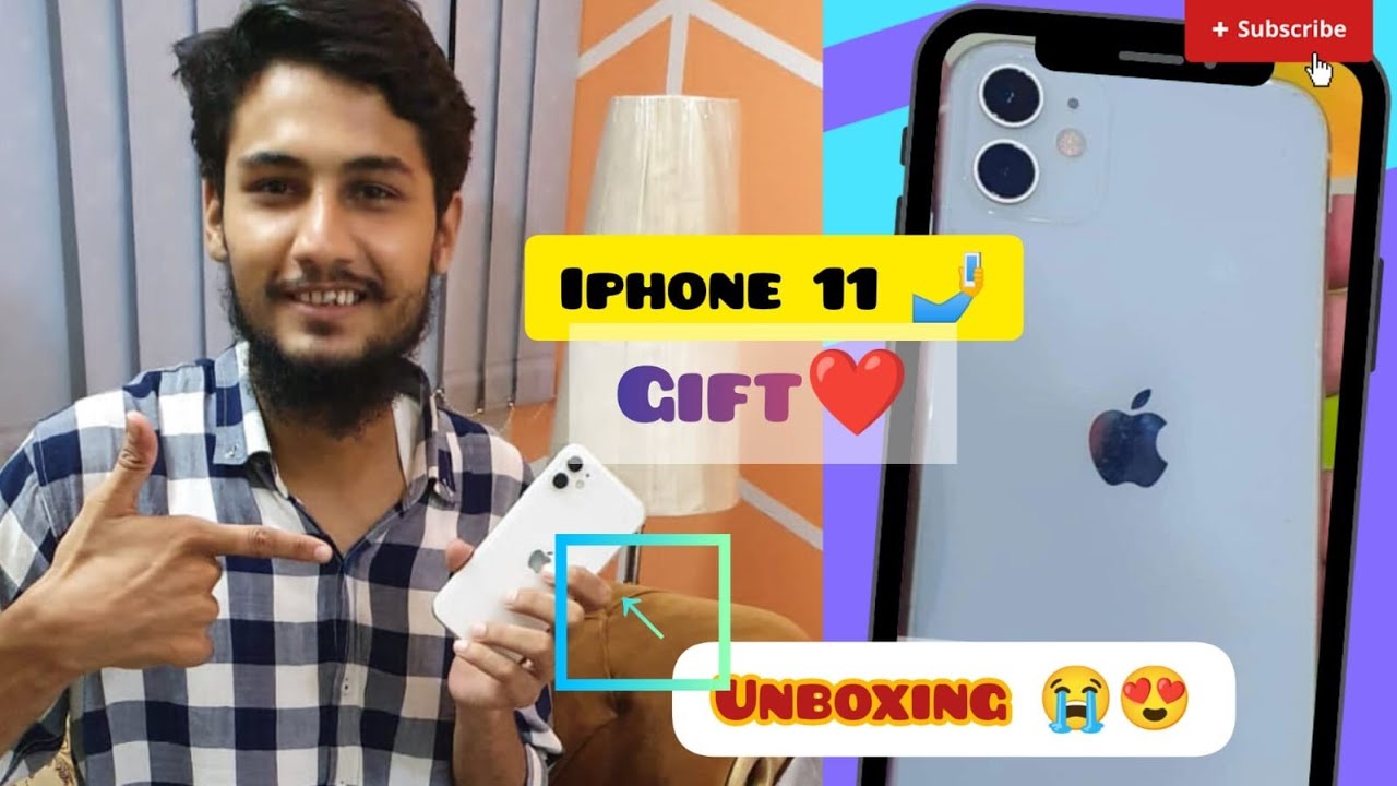Surprise Gift iPhone 11 😭 ️ Thank you so much 💫 ️ Totally I am shock 😩 ...