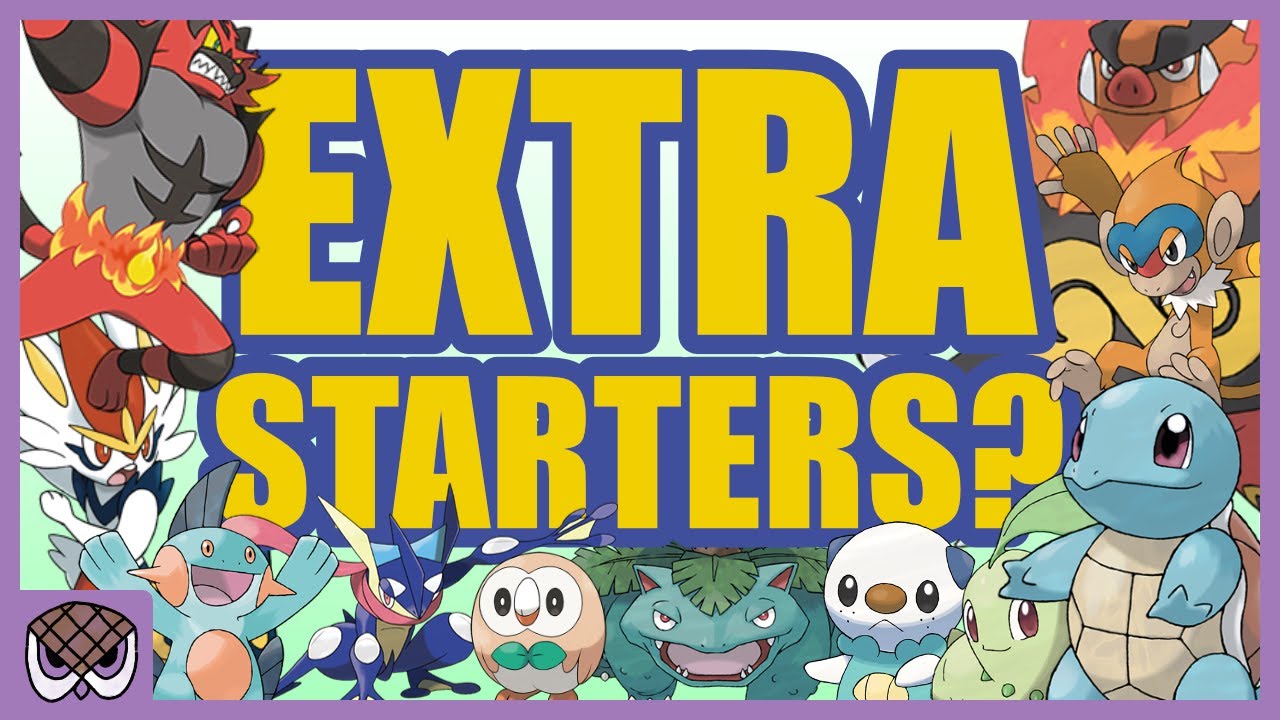 The Games with Multiple Starter Pokemon - YouTube