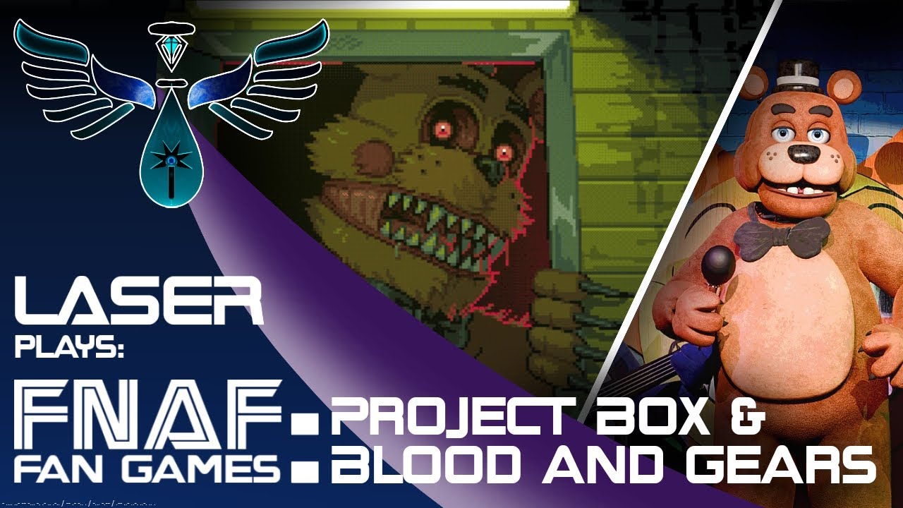 🔴Trapped in the Pit, Project box and Blood and Gears! FNAF fan game ...