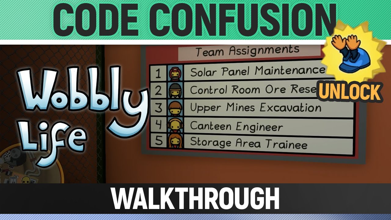 Wobbly Life - Task - Code Confusion - All Team Member Locations ...