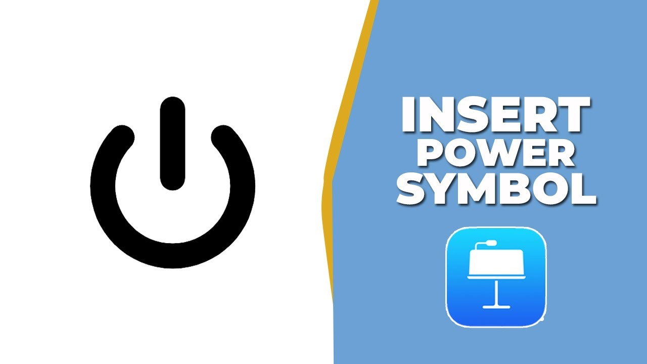 How to insert power symbol in Apple Keynote - YouTube