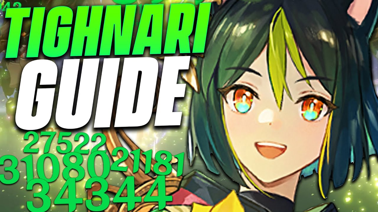 TIGHNARI, UN 5★ PUISSANT ! Guide ULTIME, Meilleur Build DPS et Showcase ...