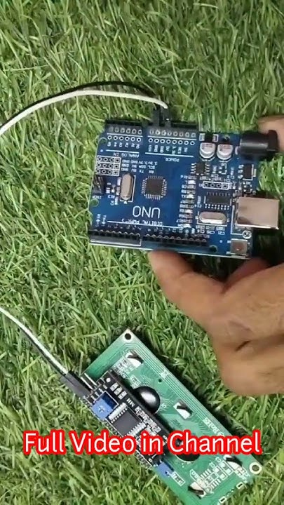 Lcd Display With Arduino Arduino Arduinoproject Shorts Project Tech Coding Electronics