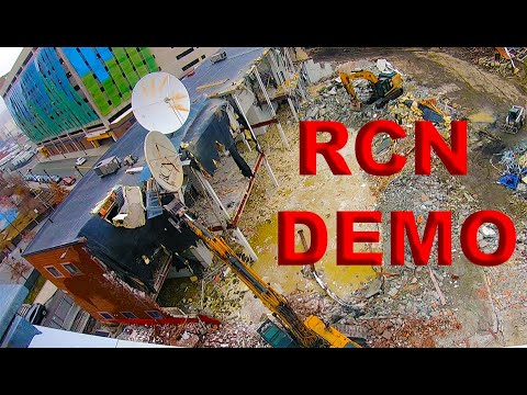 Former RCN building Demo - YouTube